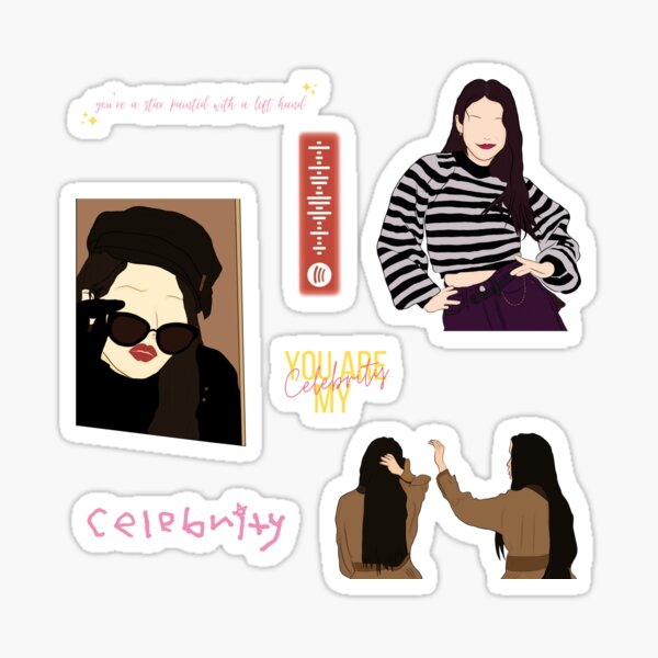"IU Celebrity " Sticker for Sale by panickink | Redbubble