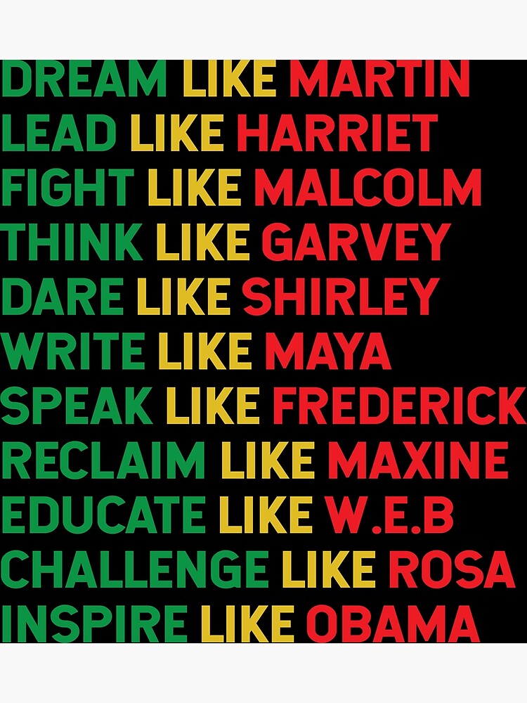 "Black History, Martin Luther King Jr, Rosa Parks, Harriet Tubman ...