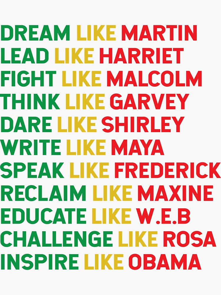 "Black History, Martin Luther King Jr, Rosa Parks, Harriet Tubman ...