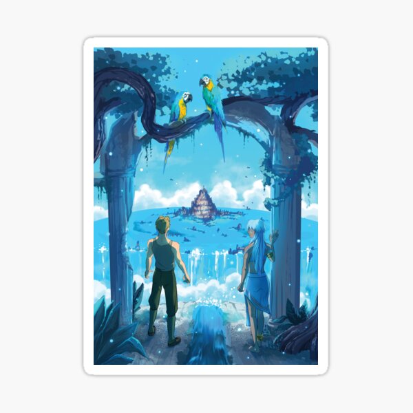 "Atlantis" Sticker by illustratedbylb | Redbubble