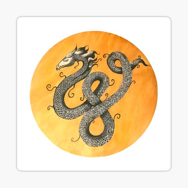 "Kingden Sea Serpent" Sticker for Sale by KingdenShields | Redbubble