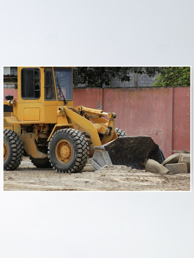 "Heavy Construction Equipment" Poster by rhamm | Redbubble