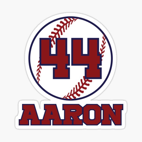 "Hank Aaron" Sticker for Sale by MousaObaid | Redbubble