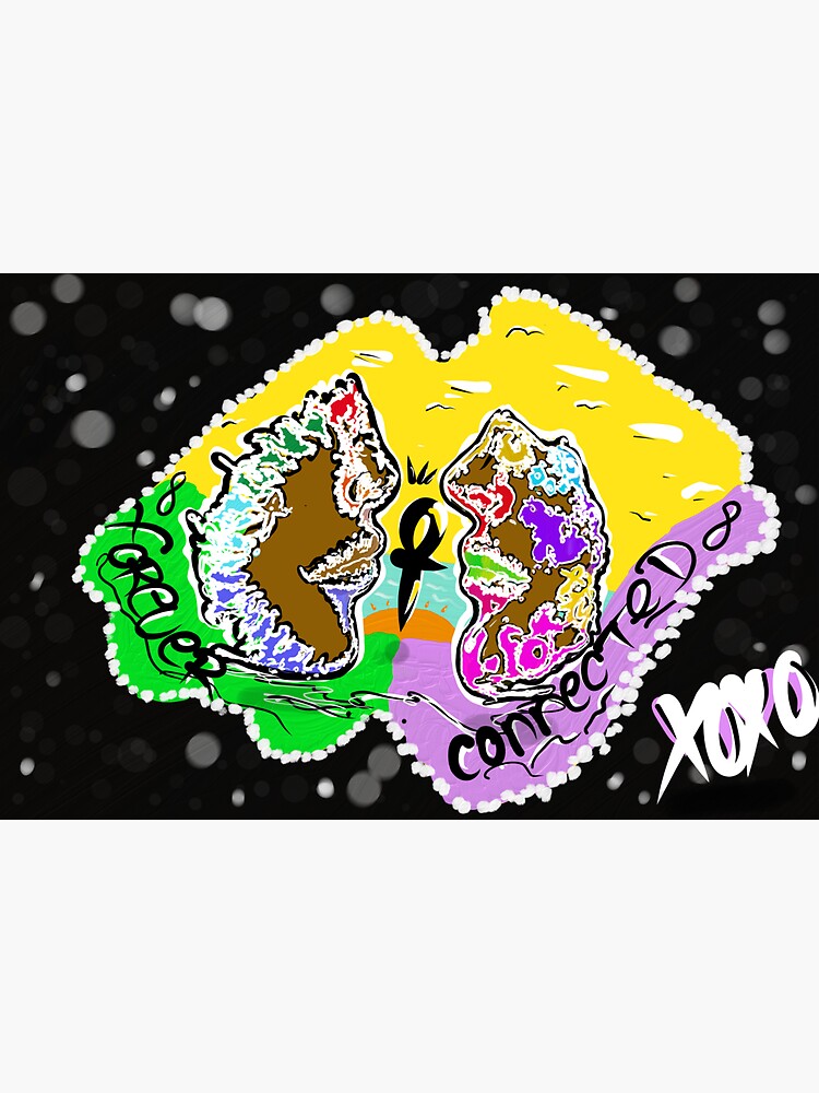 "Forever Connected" Sticker for Sale by FandJD | Redbubble