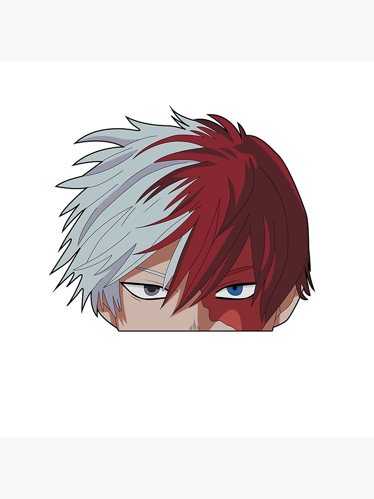 "Shoto Todoroki" Art Print by Kura97 | Redbubble