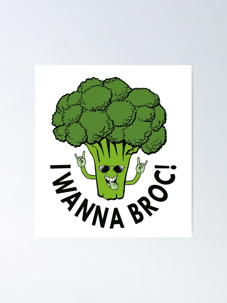 "Broccoli Rock" Poster for Sale by MoonsmileProd | Redbubble
