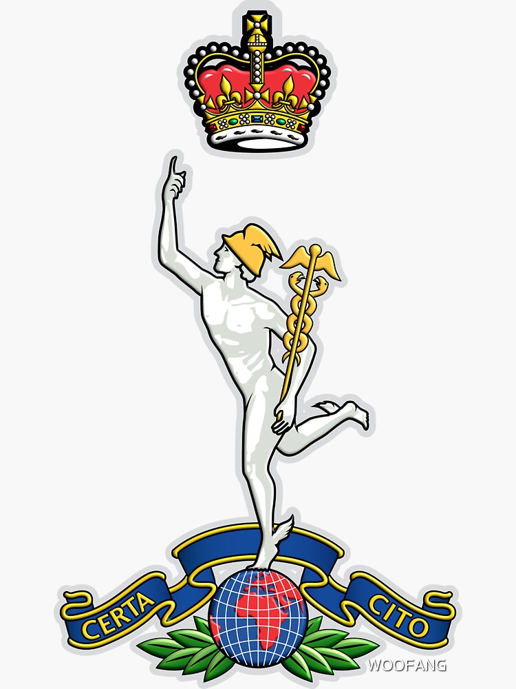 "ROYAL CORPS OF SIGNALS" Sticker for Sale by WOOFANG | Redbubble