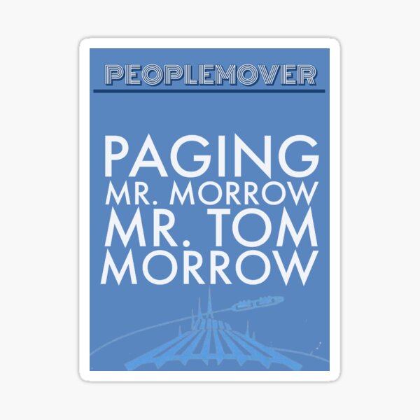 "TTA Peoplemover quote" Sticker for Sale by LakenAlexander | Redbubble