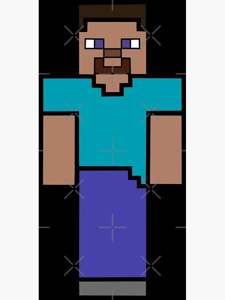 "Minecraft - Classic Steve " Poster for Sale by Ondrisu | Redbubble