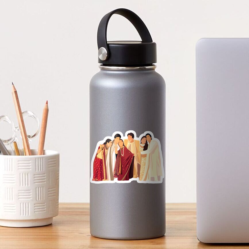 "Kabhi Khushi Kabhie Gham Family" Sticker for Sale by designsbyshruti ...