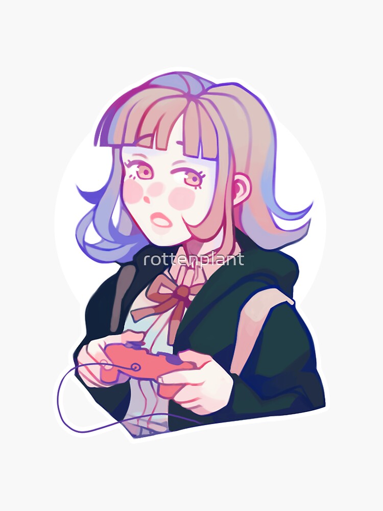 "Chiaki Nanami sticker" Sticker for Sale by rottenplant | Redbubble