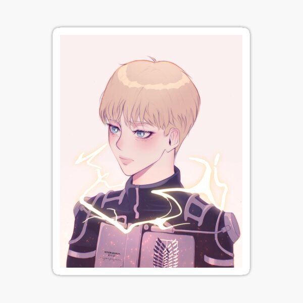 "Armin Arlert - Attack On Titan Fanart" Sticker for Sale by myersavaca ...