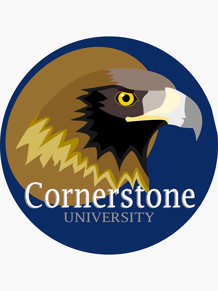 "Cornerstone University Golden Eagle" Sticker for Sale by williamiyov ...
