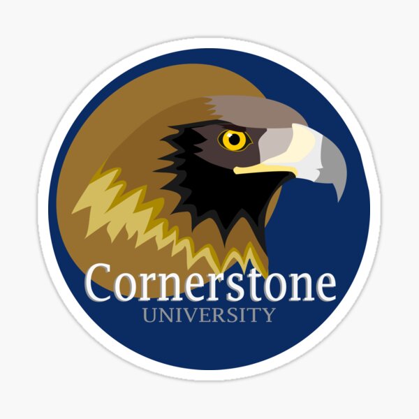 "Cornerstone University Golden Eagle" Sticker for Sale by williamiyov ...