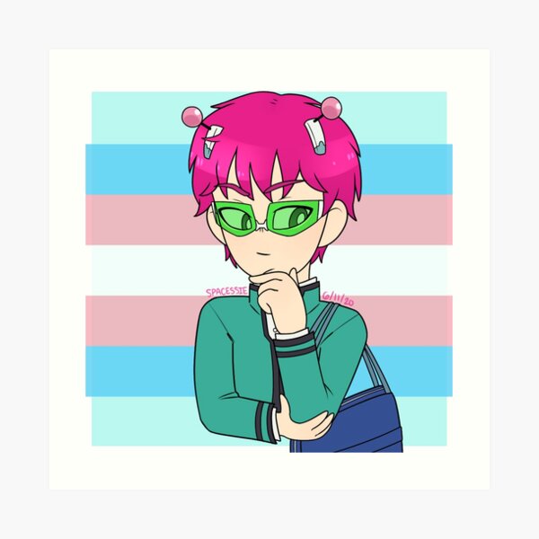 "Trans Saiki" Art Print by spacessie | Redbubble