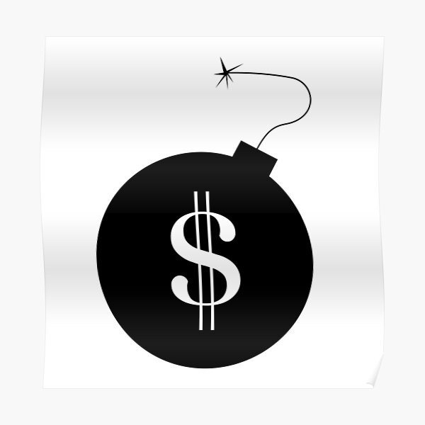 "Bomb Dollar original DeFi" Poster for Sale by imagepro | Redbubble