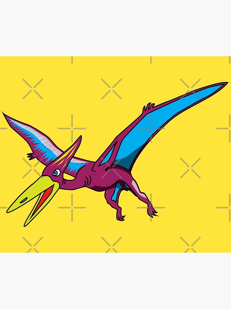 "Neon Pterodactyl" Poster by dodgemdesign | Redbubble
