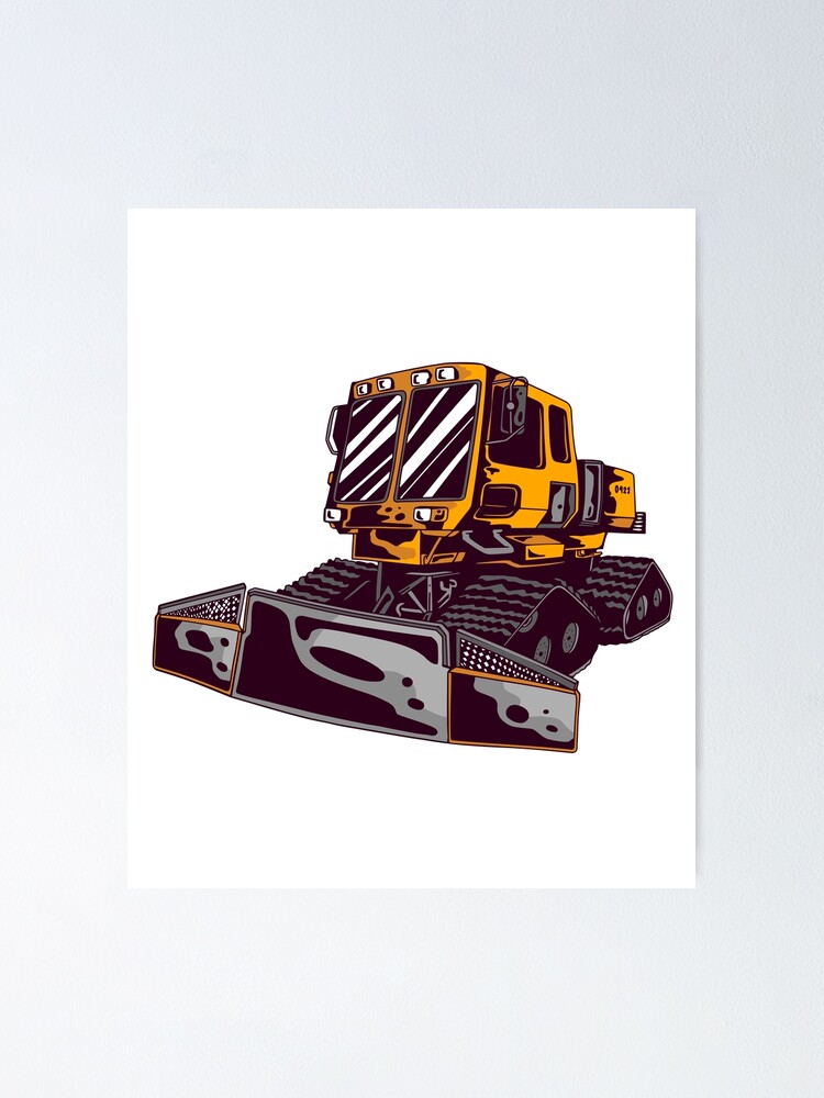 "Snow Groomer" Poster for Sale by infleims | Redbubble
