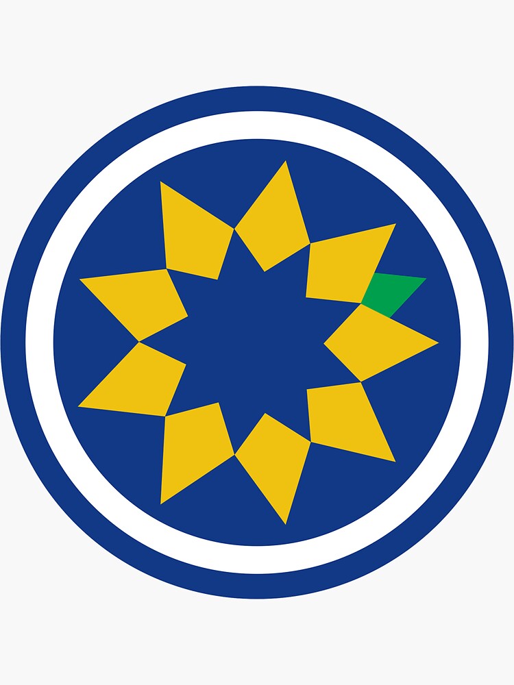 "Topeka Flag Emblem" Sticker for Sale by VexyDesigns | Redbubble