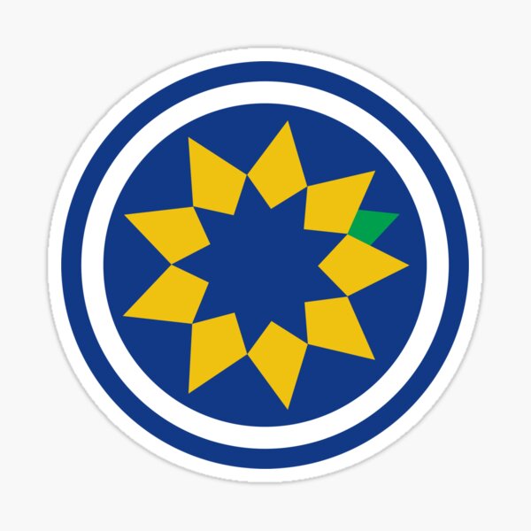 "Topeka Flag Emblem" Sticker for Sale by VexyDesigns | Redbubble