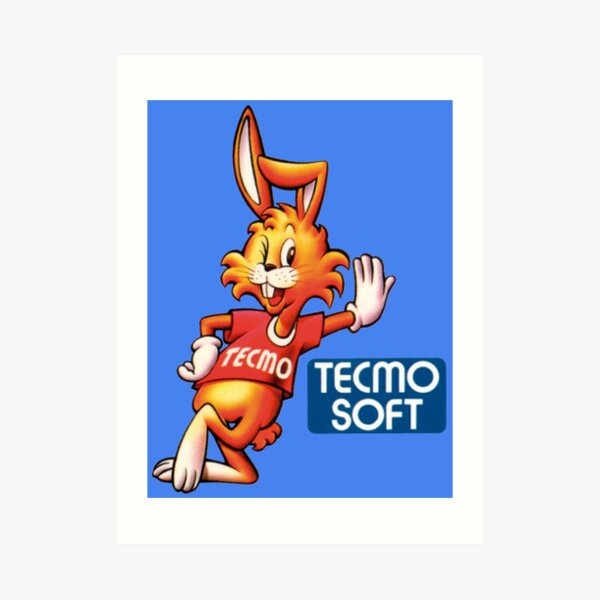 "Tecmo Soft (テクモ) Rabbit Logo" Art Print by RubenCRM | Redbubble