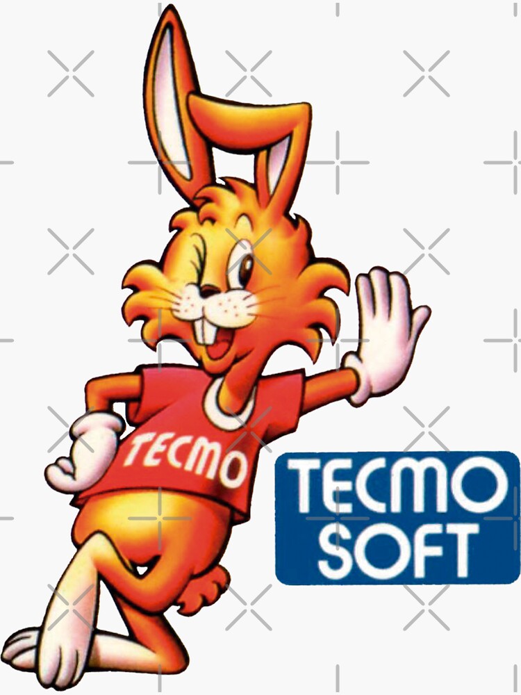 "Tecmo Soft (テクモ) Rabbit Logo" Sticker for Sale by RubenCRM | Redbubble