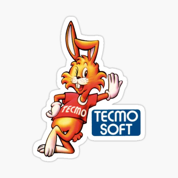 "Tecmo Soft (テクモ) Rabbit Logo" Sticker for Sale by RubenCRM | Redbubble