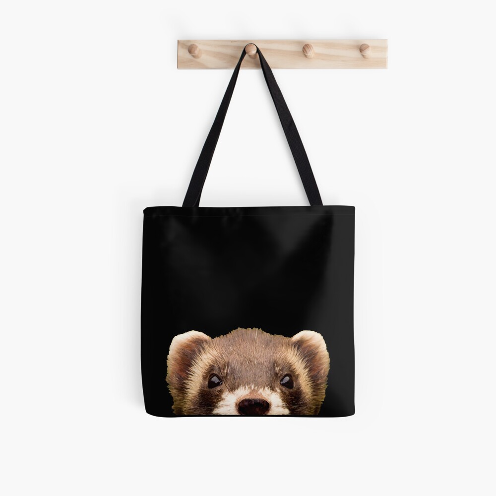 "Cute Peeking Ferret" Sticker for Sale by CeeGunn | Redbubble