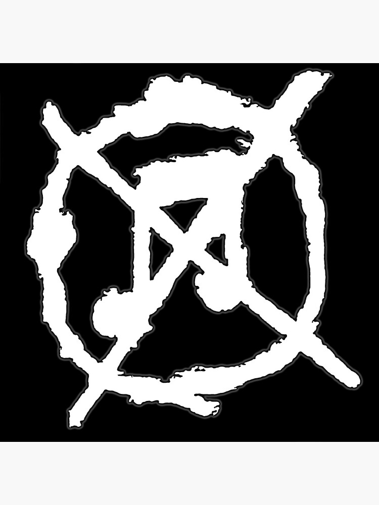 "anti music logo" Poster by Lonso2k | Redbubble