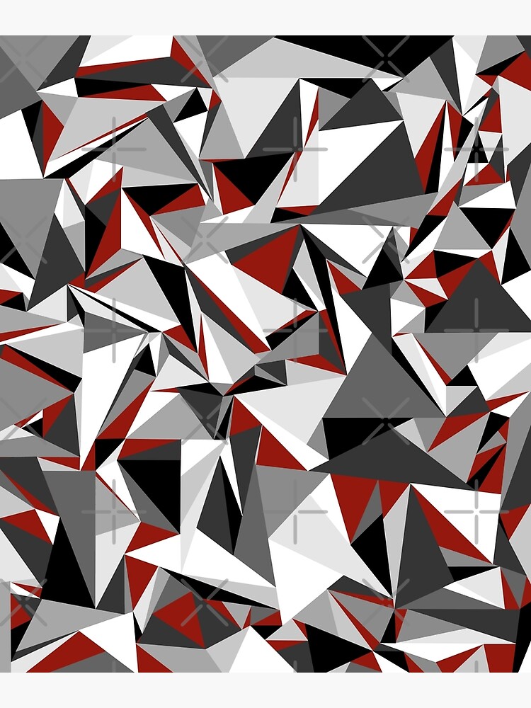 "3 point red" Poster by YAYDavid | Redbubble