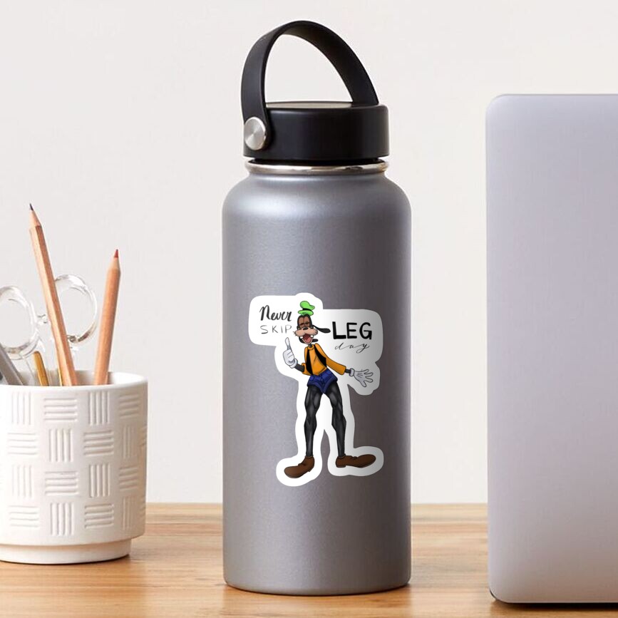 "Buff Goofy" Sticker for Sale by Lord-and-Pigeon | Redbubble