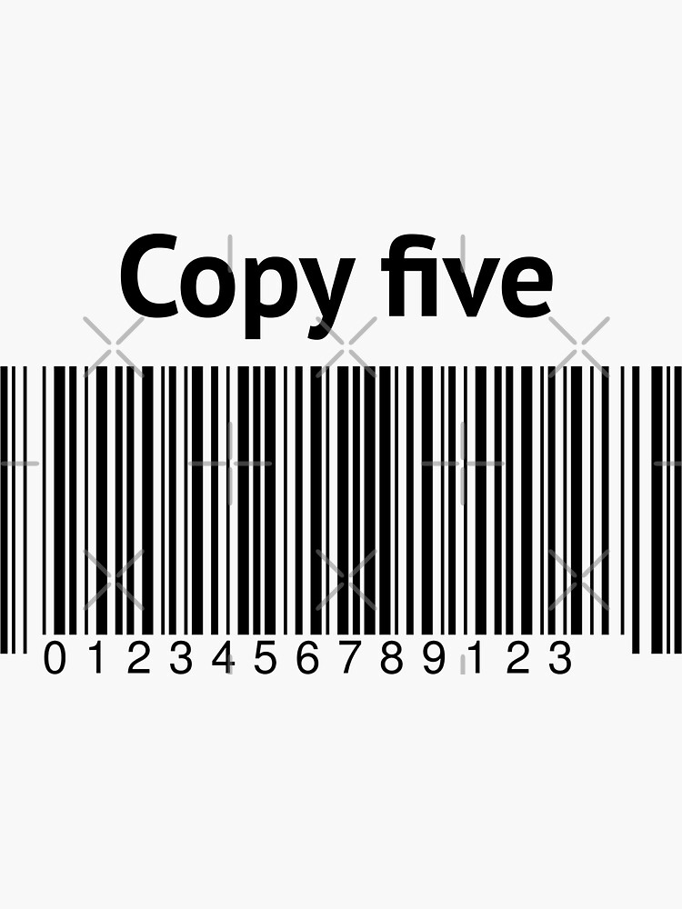 " Bar code Copy paste - Father and baby things - Mommy thing" Sticker ...