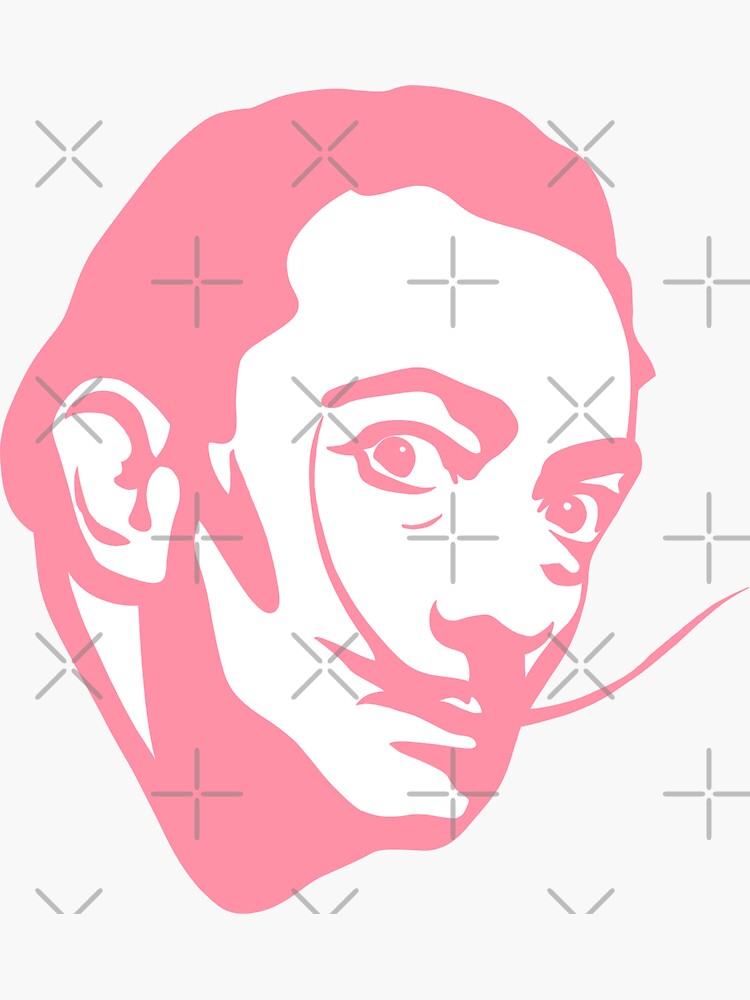 "Dali" Sticker for Sale by PEArt | Redbubble