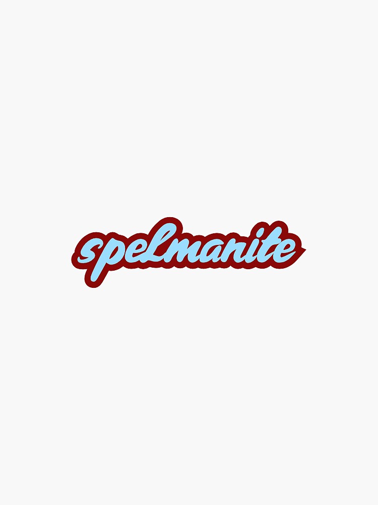 "Spelmanite" Sticker by gabby219 | Redbubble