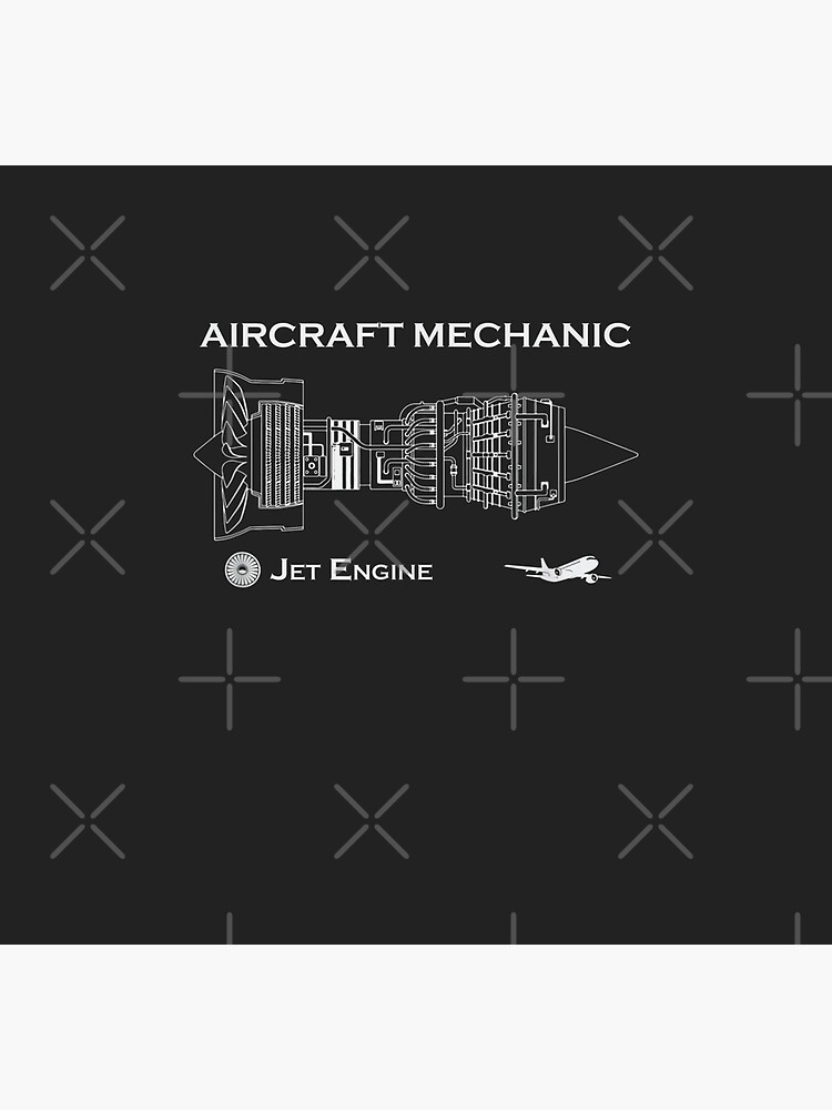 "Aircraft Mechanic Of Jet Engine Funny Aerospace Engineer Tee" Poster ...