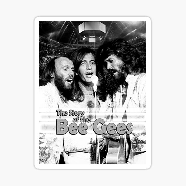 "bee gees classic" Sticker for Sale by IndahnyaArt | Redbubble
