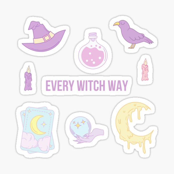 "Witch Stuff Sticker Pack, Witch Pack, Witchy Woman, Just Like Magic ...