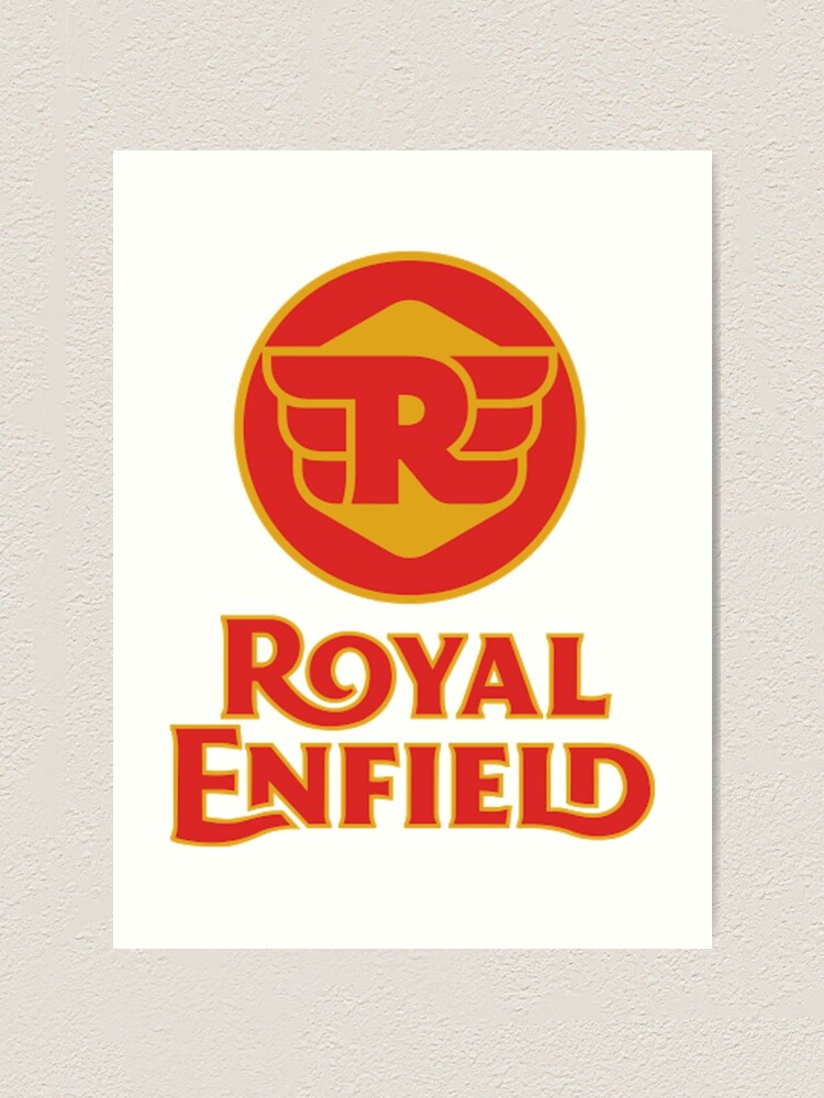 "Royal Enfield motorcycle logo" Art Print for Sale by aleswheels ...