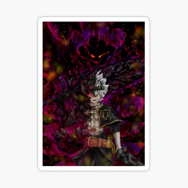 "Asta Mode Demon" Sticker for Sale by Myrioter | Redbubble