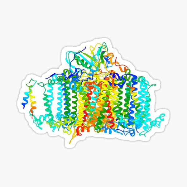 "Photosystem I " Sticker for Sale by 3D-Biology | Redbubble