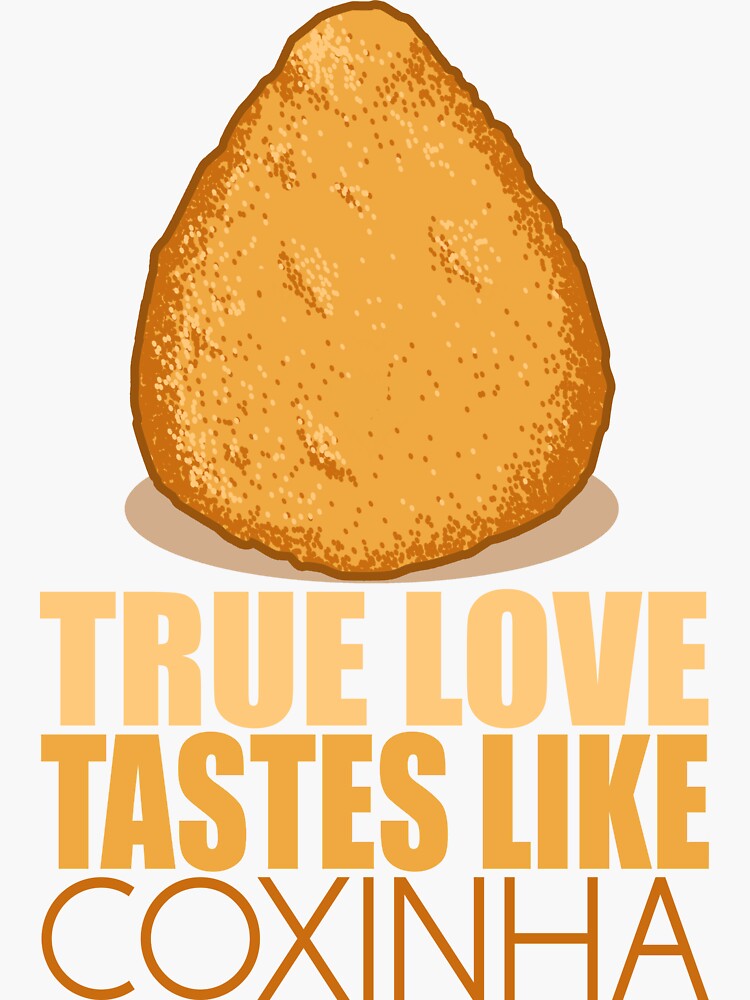 "Coxinha, Love, Brazil, Street Food, Gift" Sticker by MrManu | Redbubble