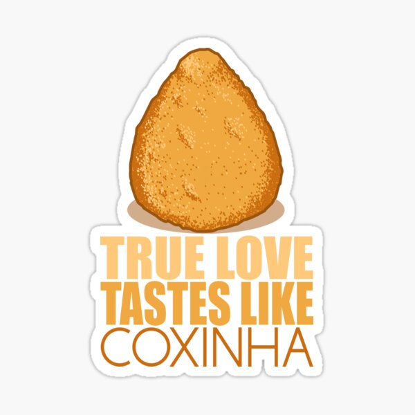 "Coxinha, Love, Brazil, Street Food, Gift" Sticker by MrManu | Redbubble