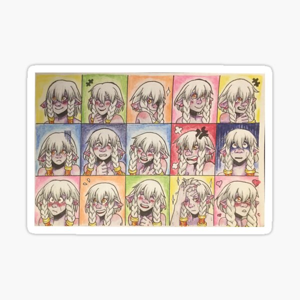"Acai Nox facial expressions" Sticker for Sale by Katastrophe25 | Redbubble