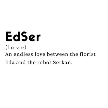 "Edser " Sticker for Sale by ElianaTorres | Redbubble