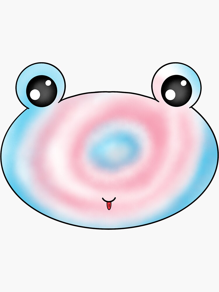 "Trans pride flag tie dye frog" Sticker for Sale by Joosyk | Redbubble