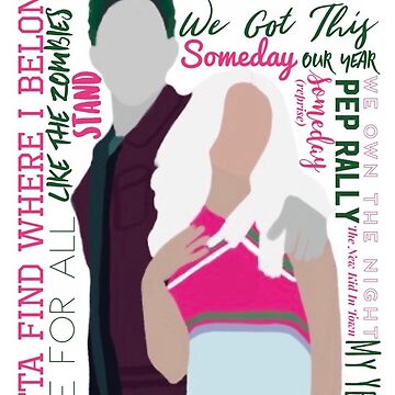 "Zombies 2" Sticker for Sale by callieh21 | Redbubble