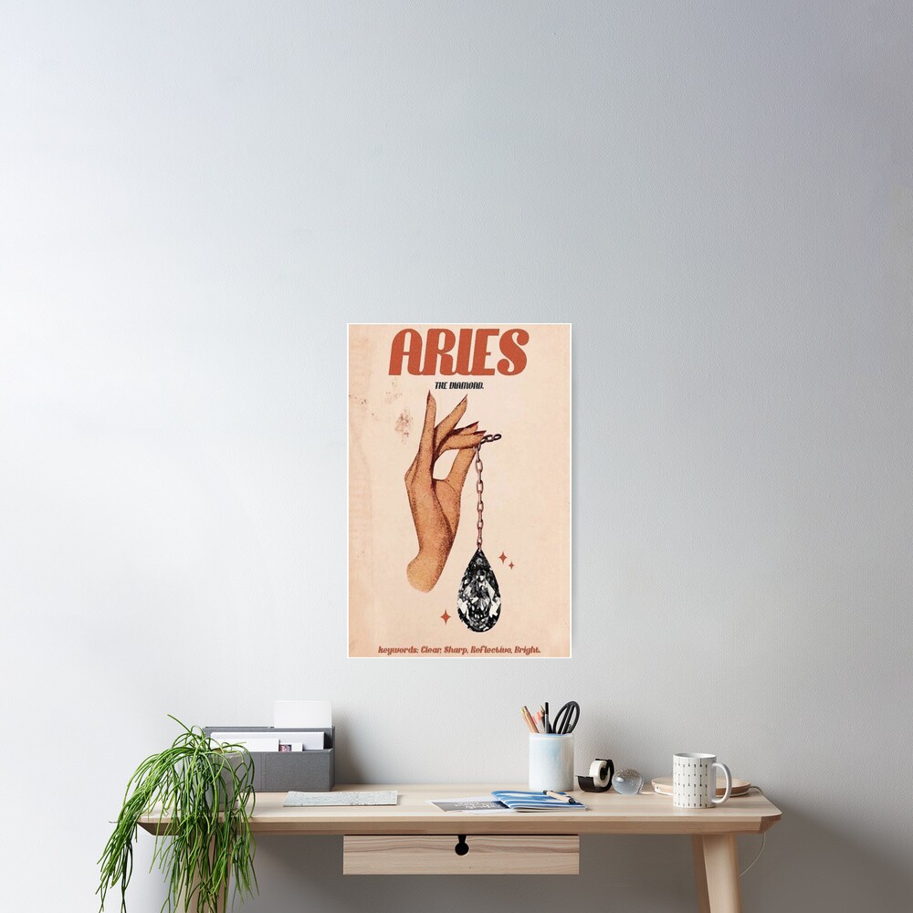 "Aries Zodiac Poster" Poster for Sale by madisonhanfland | Redbubble
