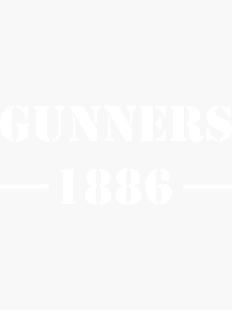 "003# The Gunners" Sticker by Happinezzz | Redbubble