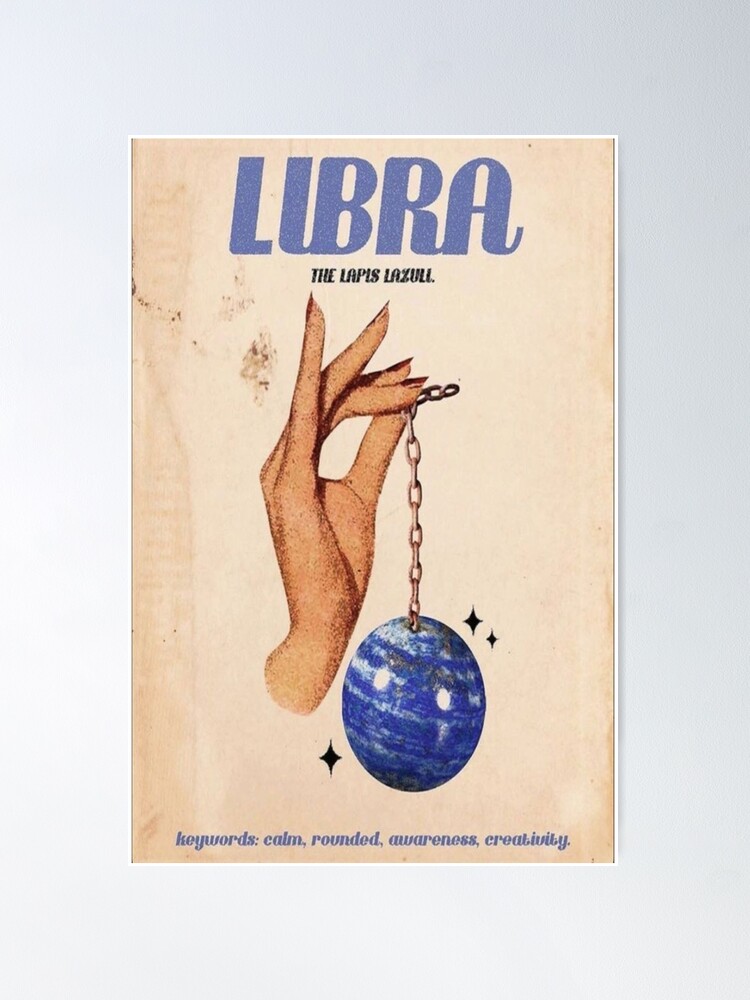 "LIbra Zodiac Poster" Poster for Sale by Madison Elizabeth | Redbubble