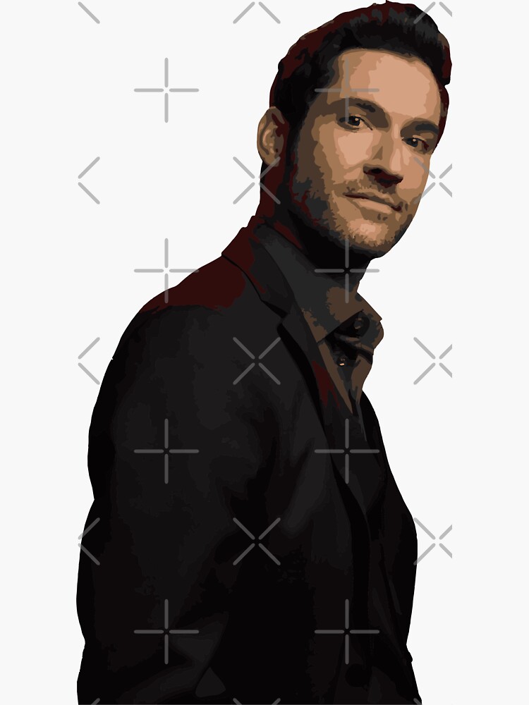 "Lucifer TV-show Tom Ellis" Sticker for Sale by kaspertheghost | Redbubble